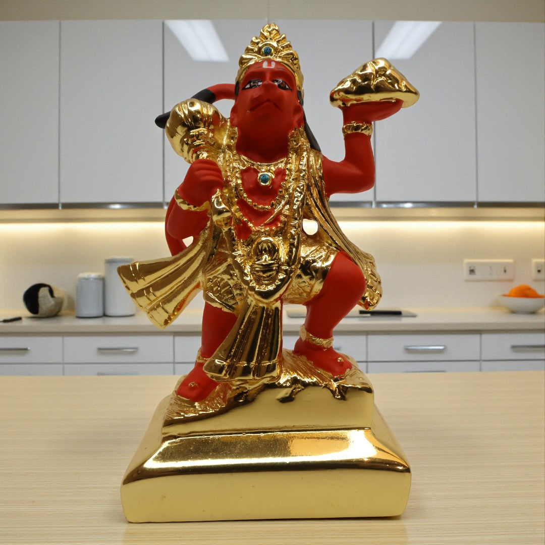 Sinduri Hanuman Gold Plated – AP Astro